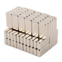 China 80 Degrees Tolerance Nicked Plated Rare Earth Neodymium Magnet Strong Permanent for sale