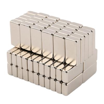 China 80 Degrees Tolerance Nicked Plated Rare Earth Neodymium Magnet Strong Permanent for sale