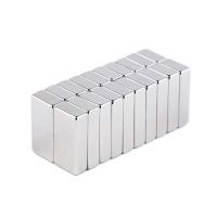 China 80 Degrees Tolerance Nicked Plated Rare Earth Neodymium Magnet Strong Permanent for sale