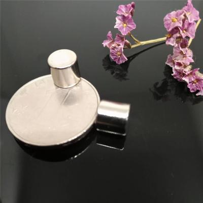 China ISO9001 2008 Certified N35 Small Cylinder Super Strong Permanent NdFeB Neo Magnet Sample for sale