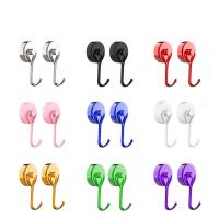 China Powerful Magnet Hook with 360 Degree Rotation and Colorful Design Grade Neodymium Magnet for sale
