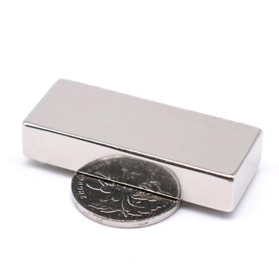 China Permanent Neodymium Block Magnet N35 to N52 Grade for High Strength Applications for sale