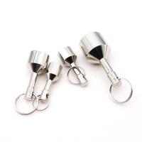 China Customized Magnet Size Strong Magnetic Key Chain Stainless Steel Iron Magnet Ring for sale