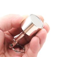 China Customized Magnet Size Strong Magnetic Key Chain Stainless Steel Iron Magnet Ring for sale
