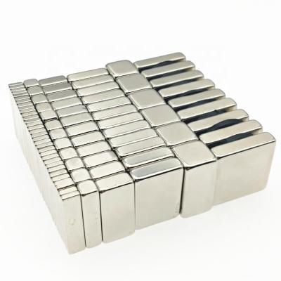 China Composite Neodymium Magnet N35 N38 N52 Block Rectangular Permanent Strong 80 Degrees for sale