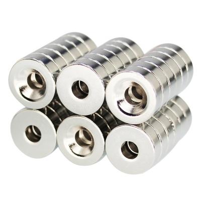 China Industrial Grade N35 Neodymium Disc With Custom Countersunk Tolerance about /-0.01-0.05mm for sale