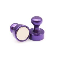 China Neodymium Magnet Colored Metal Magnetic Push Pins for Calligraphy and Painting Whiteboard for sale