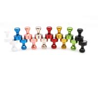 China Neodymium Magnet Colored Metal Magnetic Push Pins for Calligraphy and Painting Whiteboard for sale