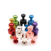 China Neodymium Magnet Colored Metal Magnetic Push Pins for Calligraphy and Painting Whiteboard for sale