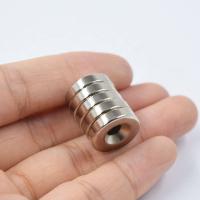 China NdFeB N35 N52 Disc Round Ring with Custom Size Dia Sintered Countersunk Hole and Screw for sale
