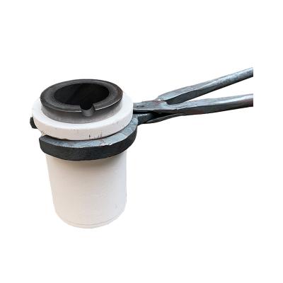 China 85mm Top Diameter Melting Aluminum Graphite Crucible 3kg Capacity for Metalworking for sale