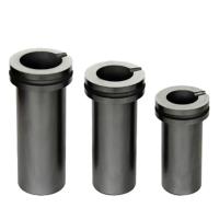 China 85mm Top Diameter Melting Aluminum Graphite Crucible 3kg Capacity for Metalworking for sale
