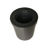 China 85mm Top Diameter Melting Aluminum Graphite Crucible 3kg Capacity for Metalworking for sale