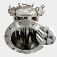 China Strong Magnetic Iron Remover for Permanent Stainless Steel Fluid Filter in Flange Mount for sale