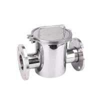 China Easy Cleaning Flange Type Magnetic Filters for Permanent Stainless Steel Liquid Traps for sale