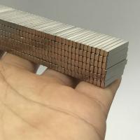 China Top of Permanent Neodymium Magnets with Ni-Cu-Ni Coating Square Magnet for sale