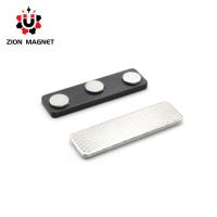 China Strong Magnetic Name Tag Composite Neodymium Magnet Magnetic Badge Customized Size for sale
