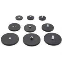 China Customized Magnet Size Rubber Coated Pot Magnet with Rubber Coating and Tolerance of ±5% for sale