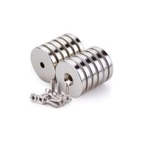 China NdFeB Customize Round Super Strong Disc Permanent Rare Earth Magnets with Grade NdFeB for sale