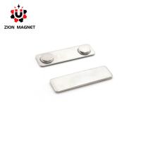 China Customize Reusable Magnetic Name Tag Security ID Holder Magnetic Badge Holder Neodymium Name Badge Magnet for sale