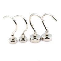 China Customized Strong Holding Magnet Neodymium Magnetic Hooks Bending Service Provided for sale