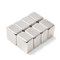 China Permanent Coating Ni-Cu-Ni N35 N38 N52 Rare Earth Magnet Block Rectangular Magnets for sale