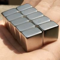 China Permanent Coating Ni-Cu-Ni N35 N38 N52 Rare Earth Magnet Block Rectangular Magnets for sale