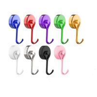 China Neodymium Magnet Swivel Colorful Magnetic Hooks with Ni-Cu-Ni Coating for sale