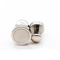 China Office Essential Super Strong Neodymium Magnetic Pushpins with Metal Shells for sale