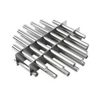 China 9 Bars Magnetic Iron Separator Grate for Plastic Dryer Hopper Ndfeb Neodymium Magnet for sale