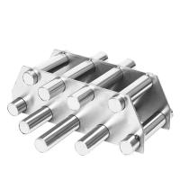 China Neodymium Magnet Composite D25mm Magnetic Grate for Food Industry Customized for sale