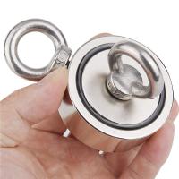 China LFYGY Strong Neodymium Fishing Magnet Monopole Alnico Magnetic Pot Magnet For Fishing for sale