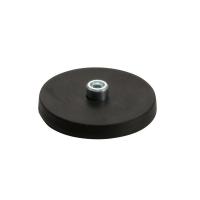 China Sample Round Neodymium Coated Pot Magnet with M6 M8 Stud 31mm 43mm 66mm 88mm Diameter for sale