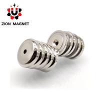 China NdFeB Magnet Pot with Internal Thread Metric Thread Max Working Temperature 80 Degree for sale