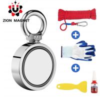 China NdFeB Magnet Fishing Magnet Kit with Super Strong 2000 LB Pulling Force and Composite for sale