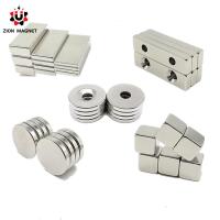 China Sintered Neodymium-iron-boron Magnet Custom N35 N38 N42 Neodymium Magnet Name Plate for sale