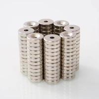 China N35 N42 N50 N52 Neodymium Magnet with Countersunk Hole Rotors and Composite NdFeB Magnet for sale