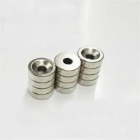 China N35 N42 N50 N52 Neodymium Magnet with Countersunk Hole Rotors and Composite NdFeB Magnet for sale