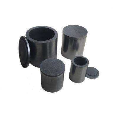 China High Pure Graphite Crucible with Cap Long Service Time and High Purity for sale