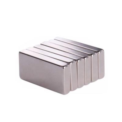 China Coating 3 layer coating Ndfeb Large 30000 gauss bar neodymium magnet for Sensors for sale