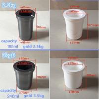 China Chemically Pure Graphite Crucible Quartz Coat 4KG for Smelting Casting Gold and Silver for sale
