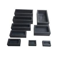 China Graphite Ingot Mold Square Crucible for Melting Gold Silver Casting Refining for sale