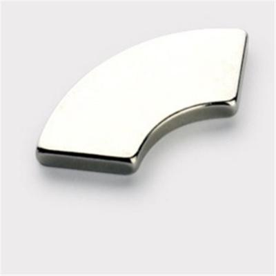 China Sample Permanent Neodymium Ndfeb Magnet for Motor N52 Strongest Rare Earth Fan Arc Shape for sale