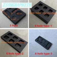 China Long Service Time Black Graphite Tank Furnace Jewelry Casting Mold Crucible Melting Tool Ingot Mold for sale