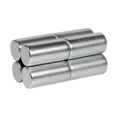 China Super Strong Neodymium Cylinder Magnet from with 80 Degree Max Working Temperature for sale