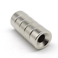China Industrial Magnet Powerful n35 n42 n52 NdFeB Magnet Round with Hole Manufacturers for sale