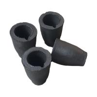China High Temperature Silicon Carbide Graphite Crucible with Fine Structure 1kg Capacity for sale