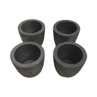 China High Temperature Silicon Carbide Graphite Crucible with Fine Structure 1kg Capacity for sale