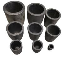 China High Temperature Silicon Carbide Graphite Crucible with Fine Structure 1kg Capacity for sale