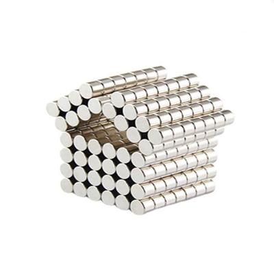 China NdFeB Rare Earth Permanent Magnet Round Craft Magnet with Wide Temperature Range for sale